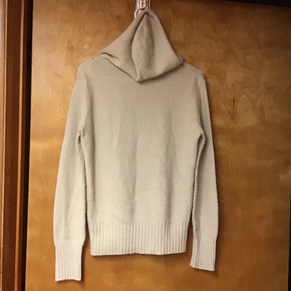 Spunky | Sweaters | Spunky Womens Hooded V Neck Sweater Sz S Beige ...